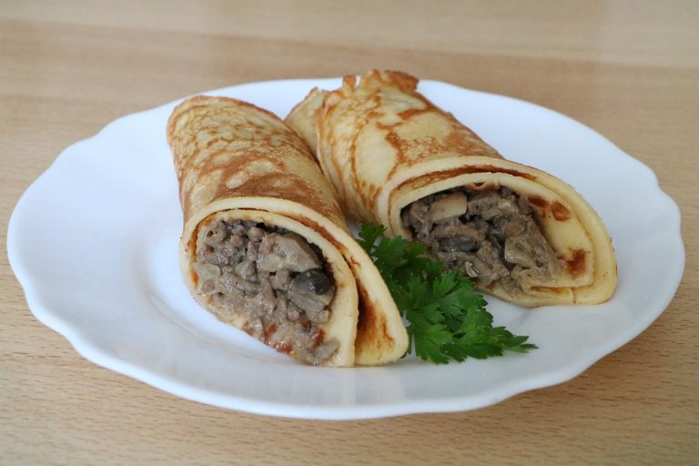 Dutch Meat-filled Pancakes (gevulde Pannekoek)